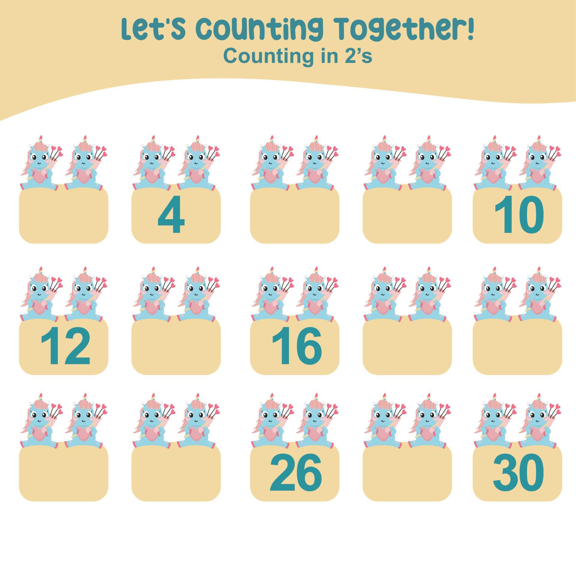Mathematic counting worksheet. Math activity, count and write the ...
