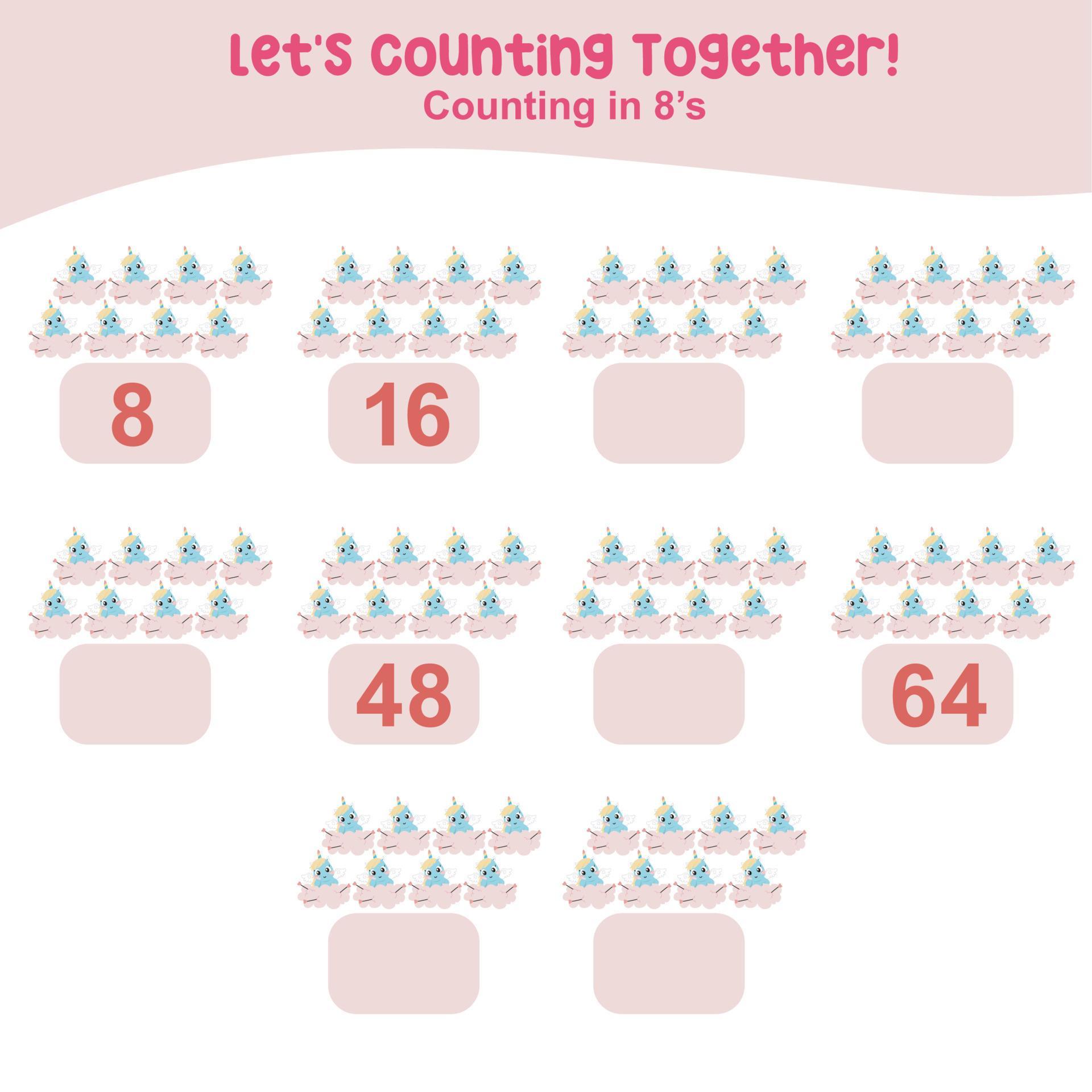 Mathematic counting worksheet. Math activity, count and write the ...