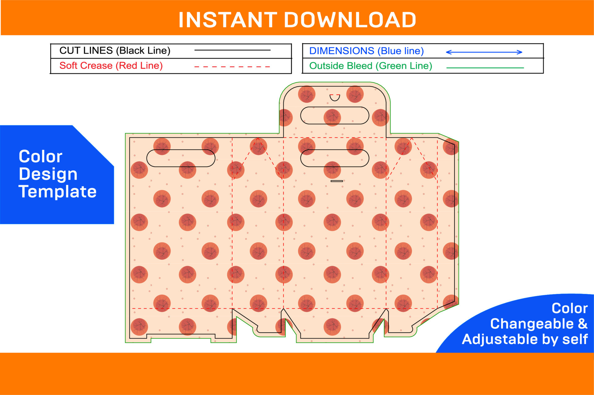 Milk Box Packaging Dieline Template And 3d Box Design And Easily Editable And Resizeable Color