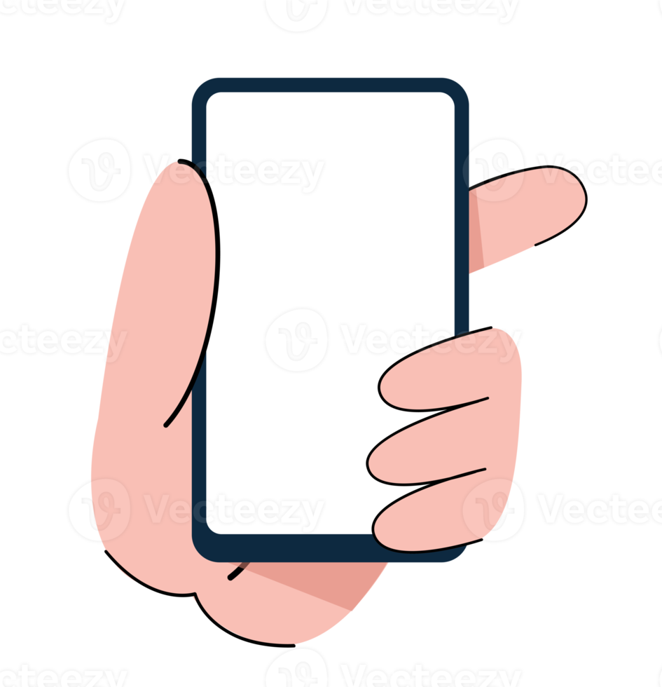 Hand holding smartphone cartoon doodle 18971870 PNG Hand holding smartphone cartoon doodle 18971870 PNG