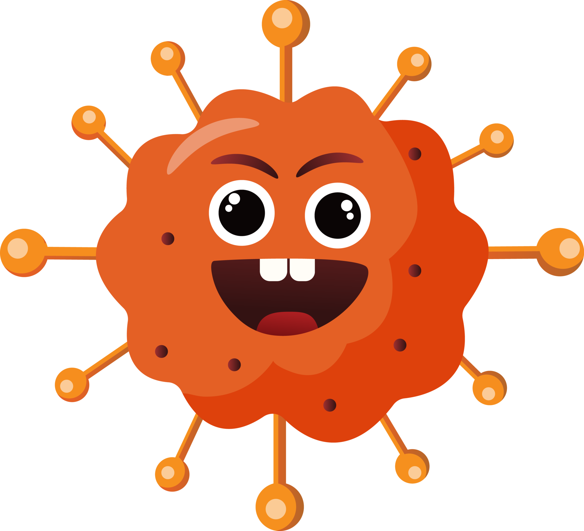 virus y bacterias. lindo personaje de dibujos animados. 18972014 PNG virus y bacterias. lindo personaje de dibujos animados. 18972014 PNG