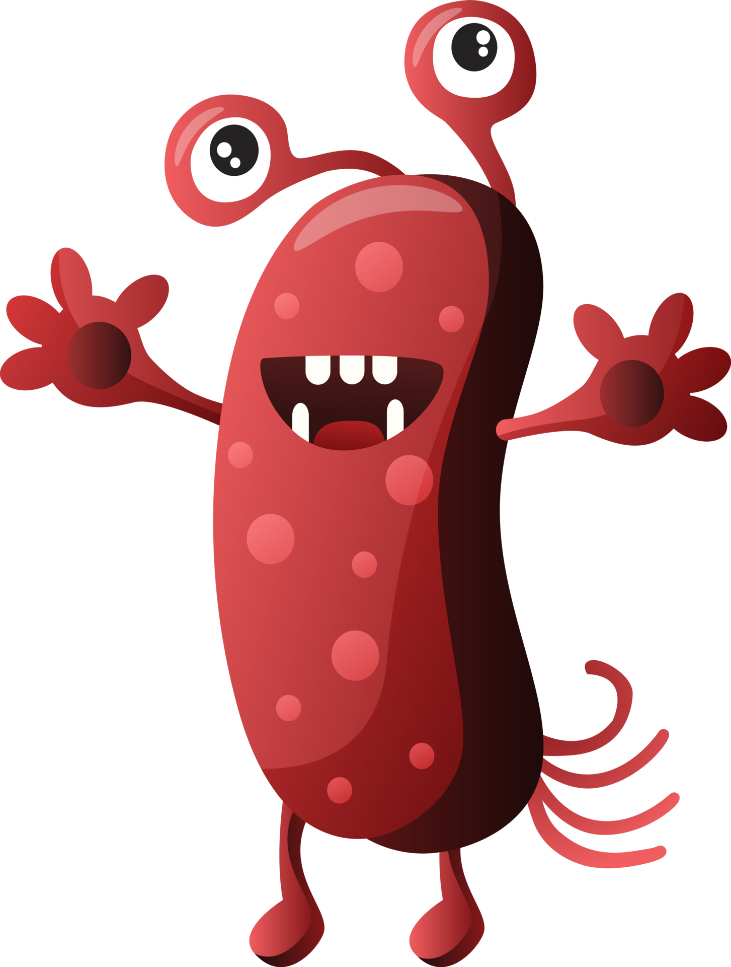 Virus and Bacteria . Cute cartoon character . 18972016 PNG Virus and Bacteria . Cute cartoon character . 18972016 PNG