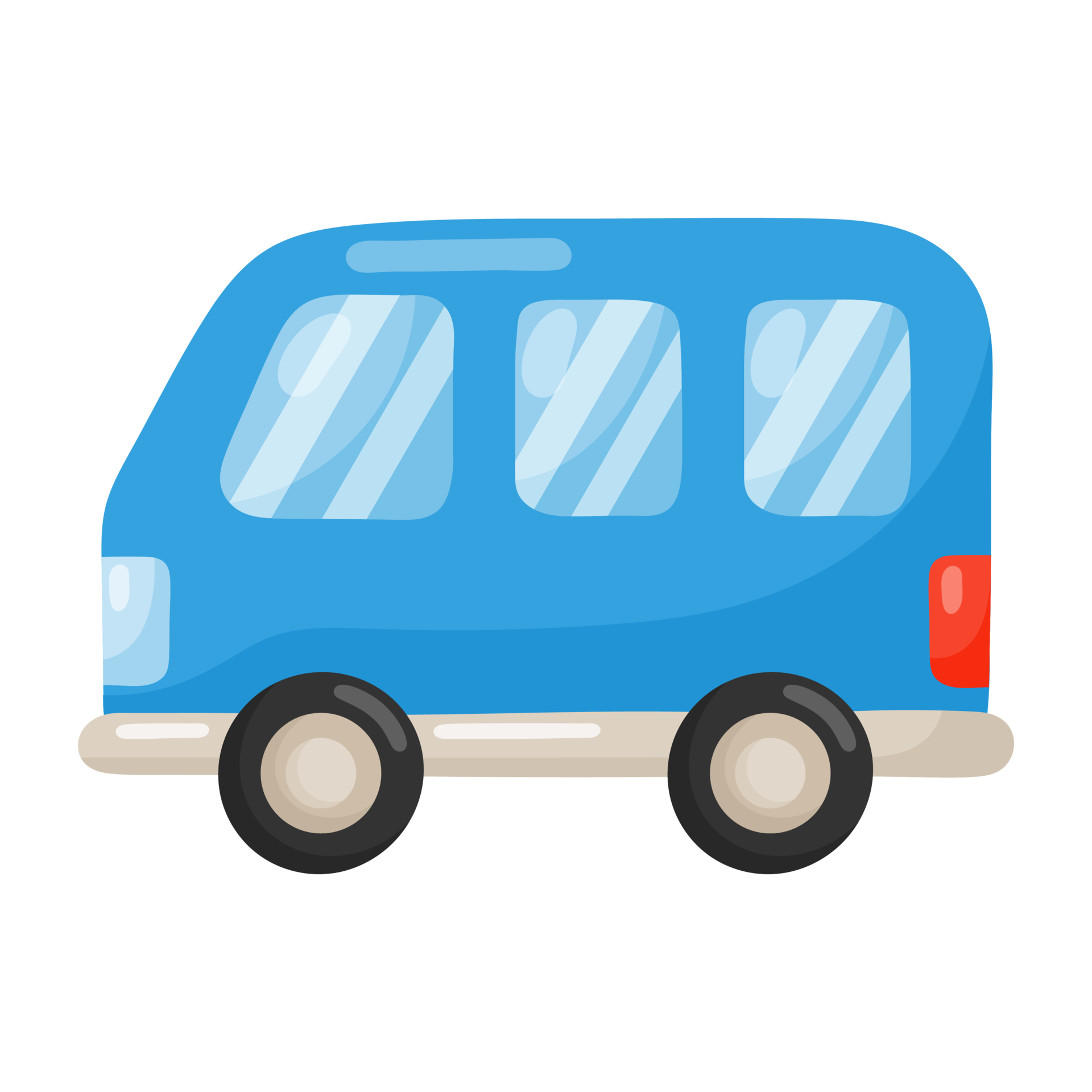 Blue Van icon. 18974667 PNG