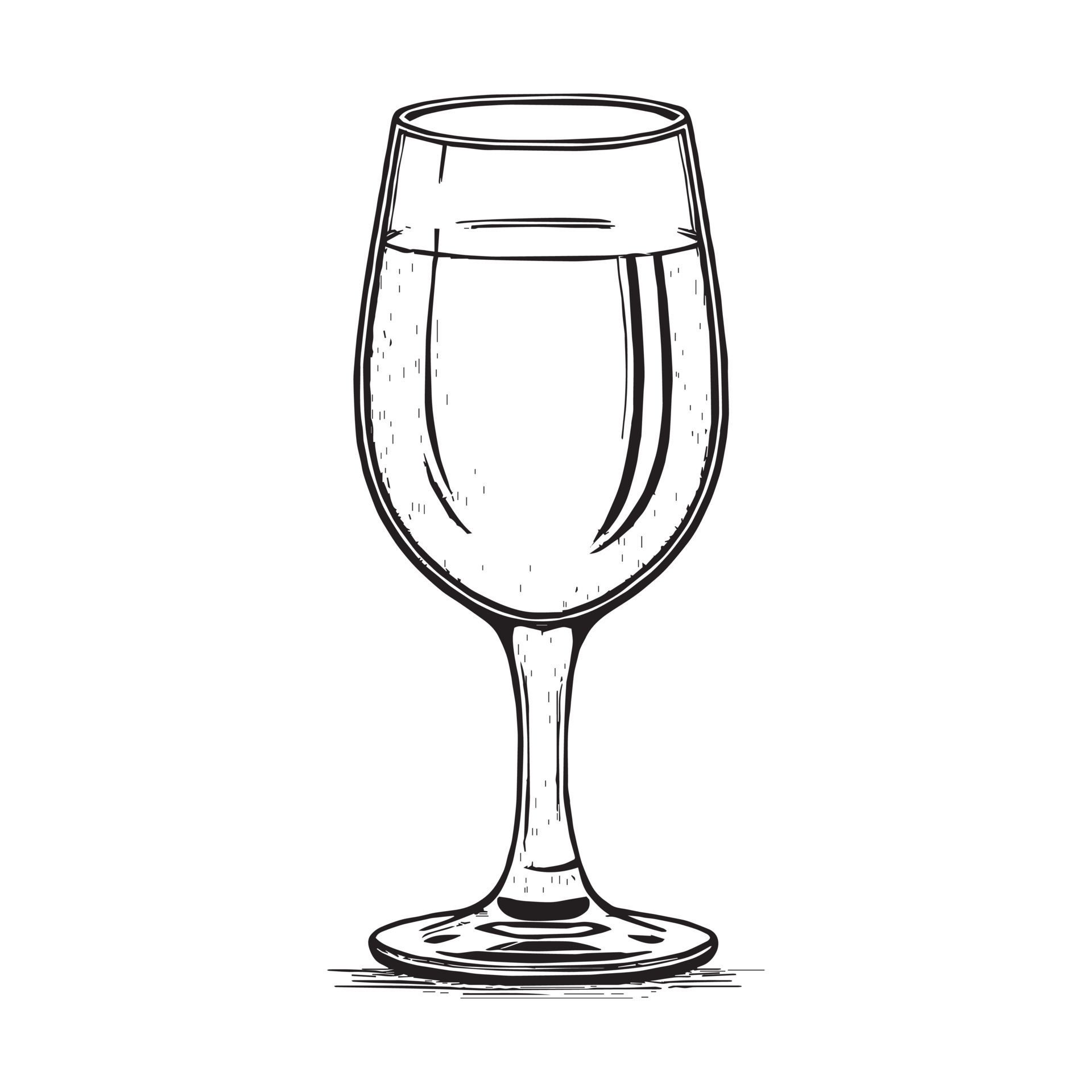 Glass Of Water Outline