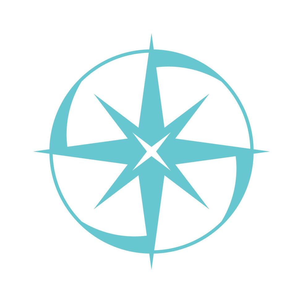 Compass Logo Icon Design 18975970 Vector Art At Vecteezy