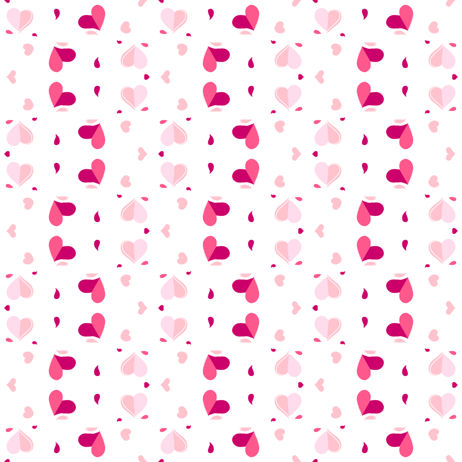 Groovy Hearts Seamless Pattern Psychedelic Distorted Background In 1970s 1980s Hippie Retro