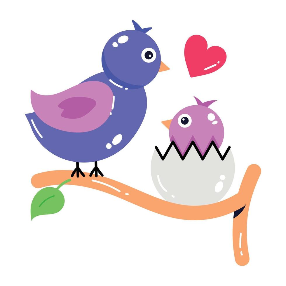 Trendy Egg Hatching 18978581 Vector Art At Vecteezy