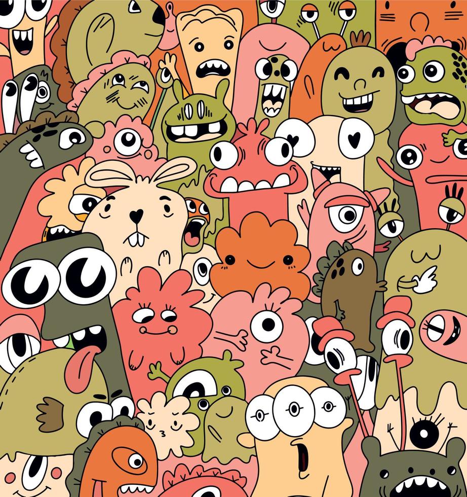 Monstruos Lindos Y Coloridos Crea Tu Propio Monstruo De Colores Con