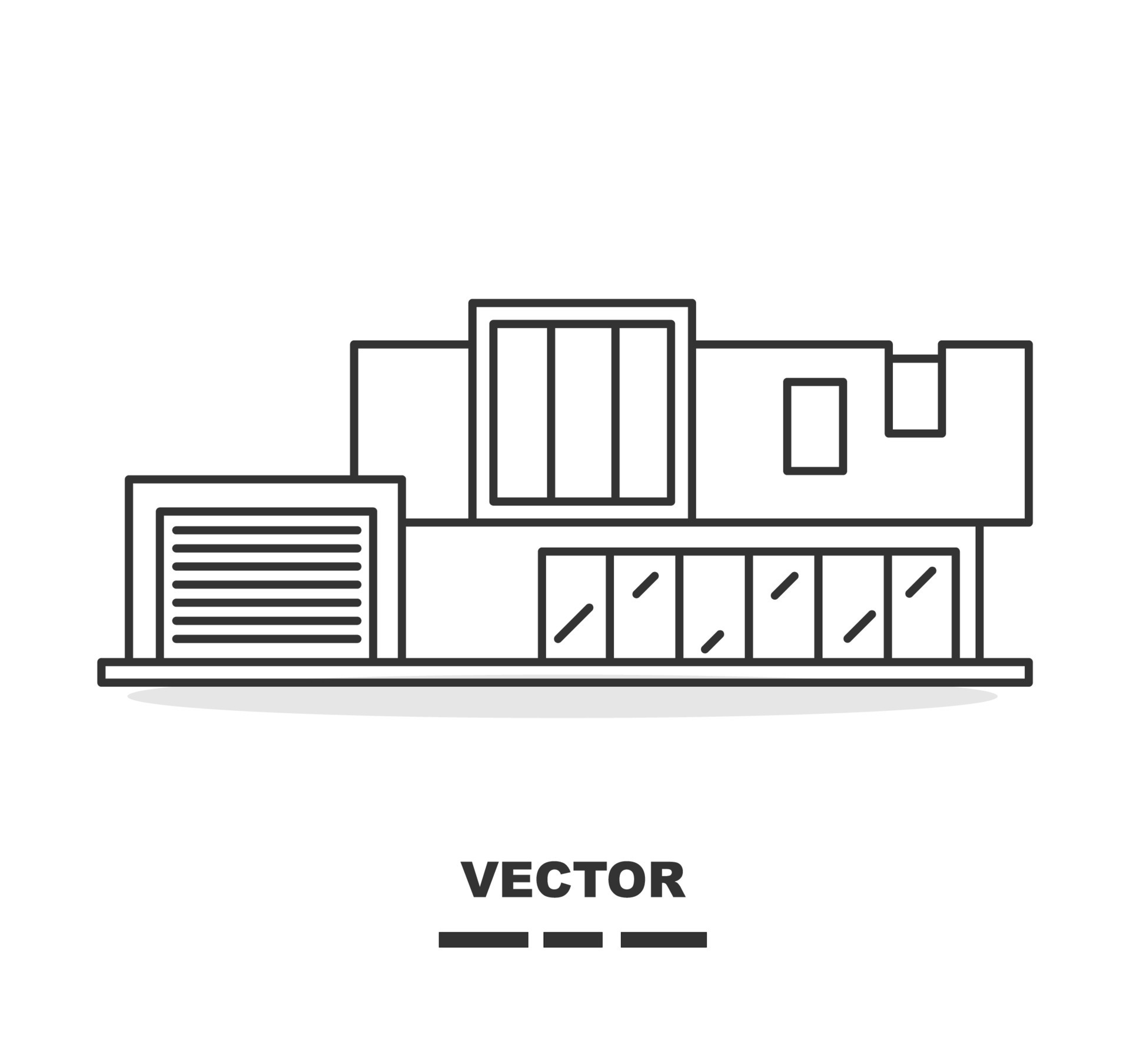 Modern house icon in black and white colour 18980884 Vector Art at Vecteezy Modern house icon in black and white colour 18980884 Vector Art at Vecteezy