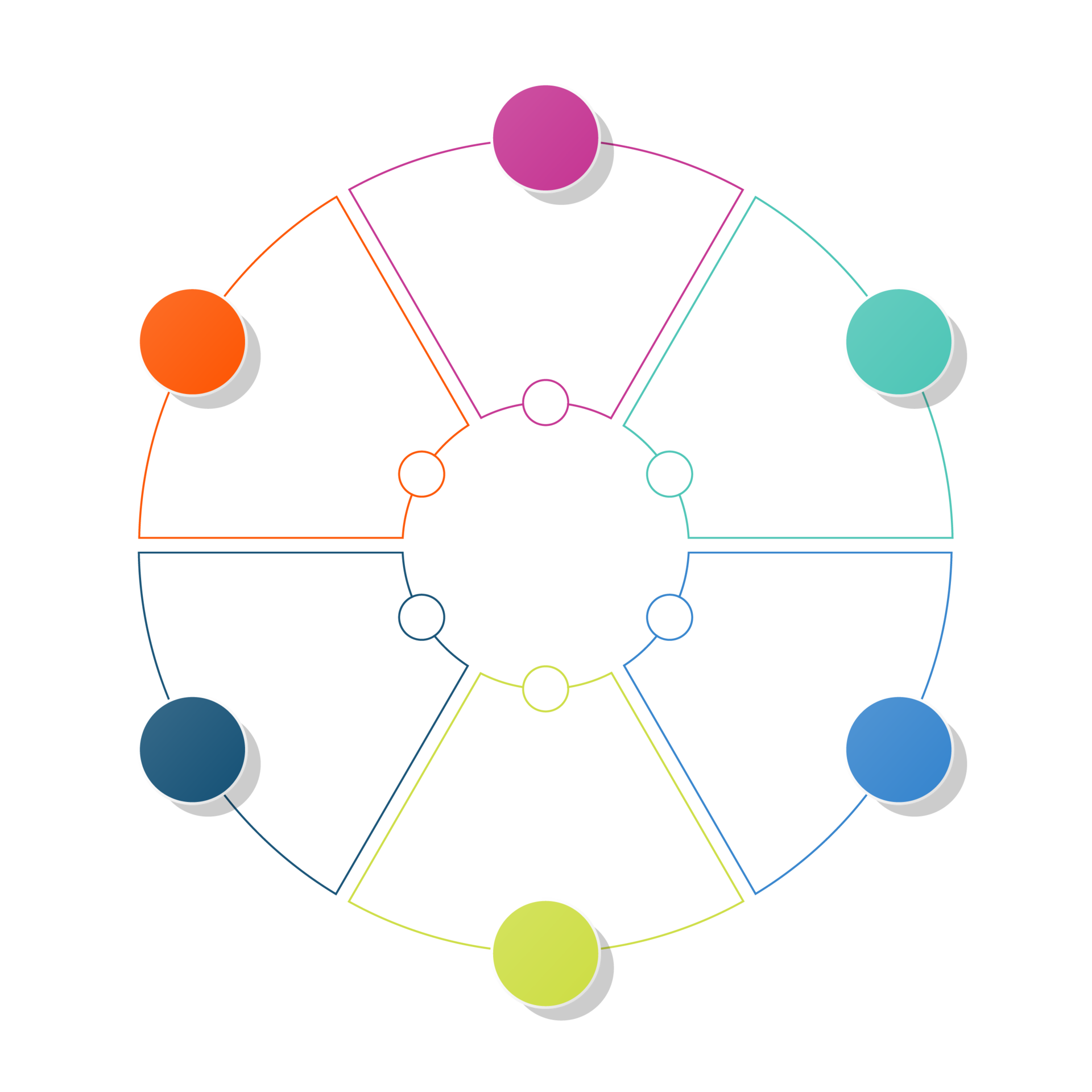 infografía con 6 pasos, procesos u opciones. 18982207 PNG infografía con 6 pasos, procesos u opciones. 18982207 PNG