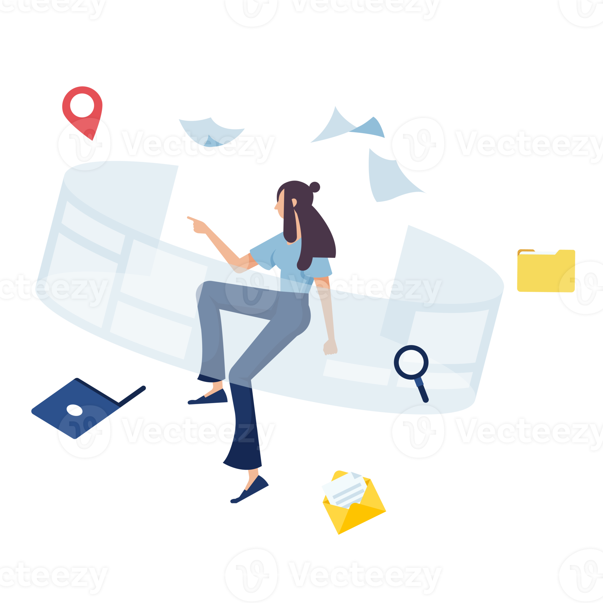 Future technology concept-Woman use Virtual reality technology 18982641 PNG Future technology concept-Woman use Virtual reality technology 18982641 PNG