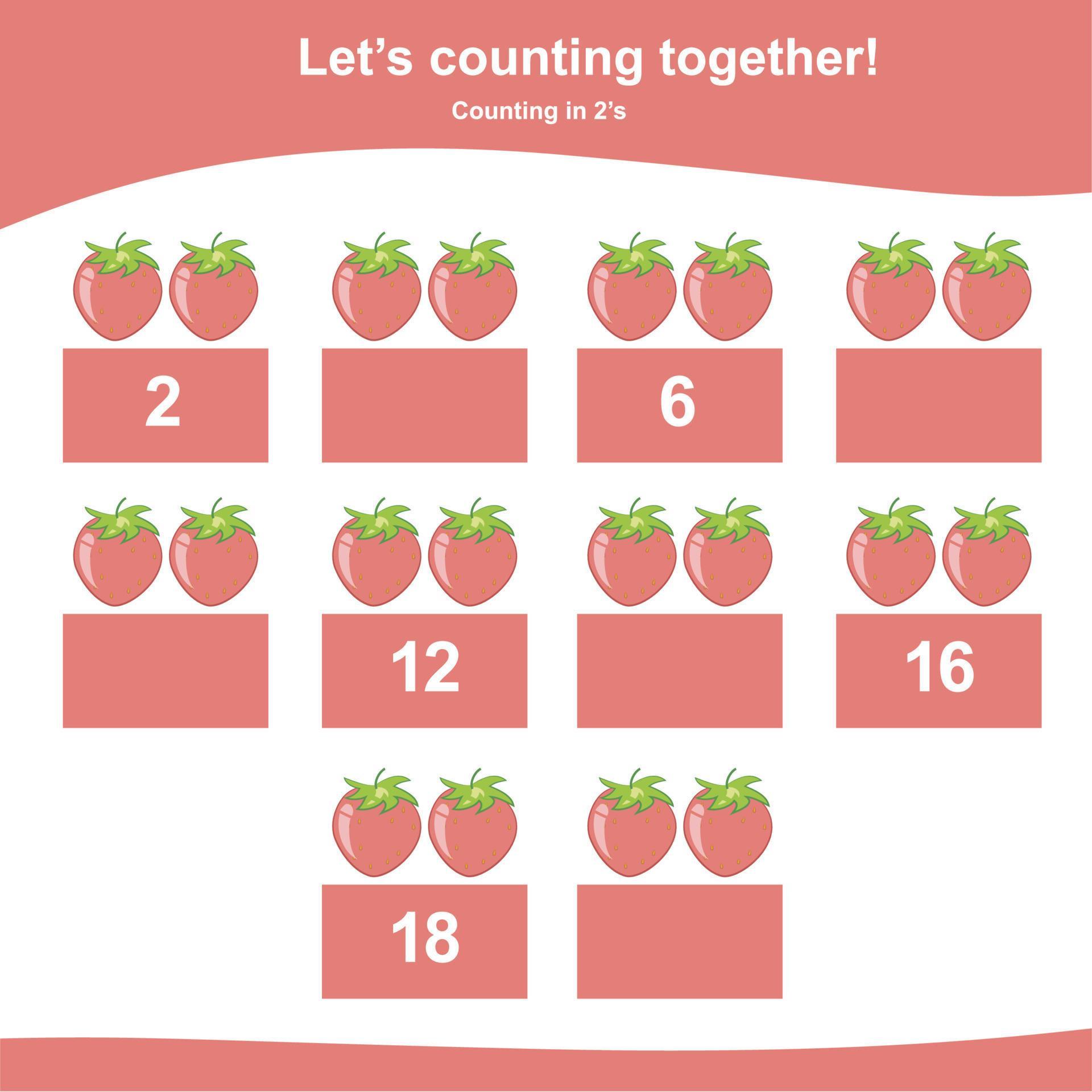 Mathematic counting worksheet. Math activity, count and write the ...