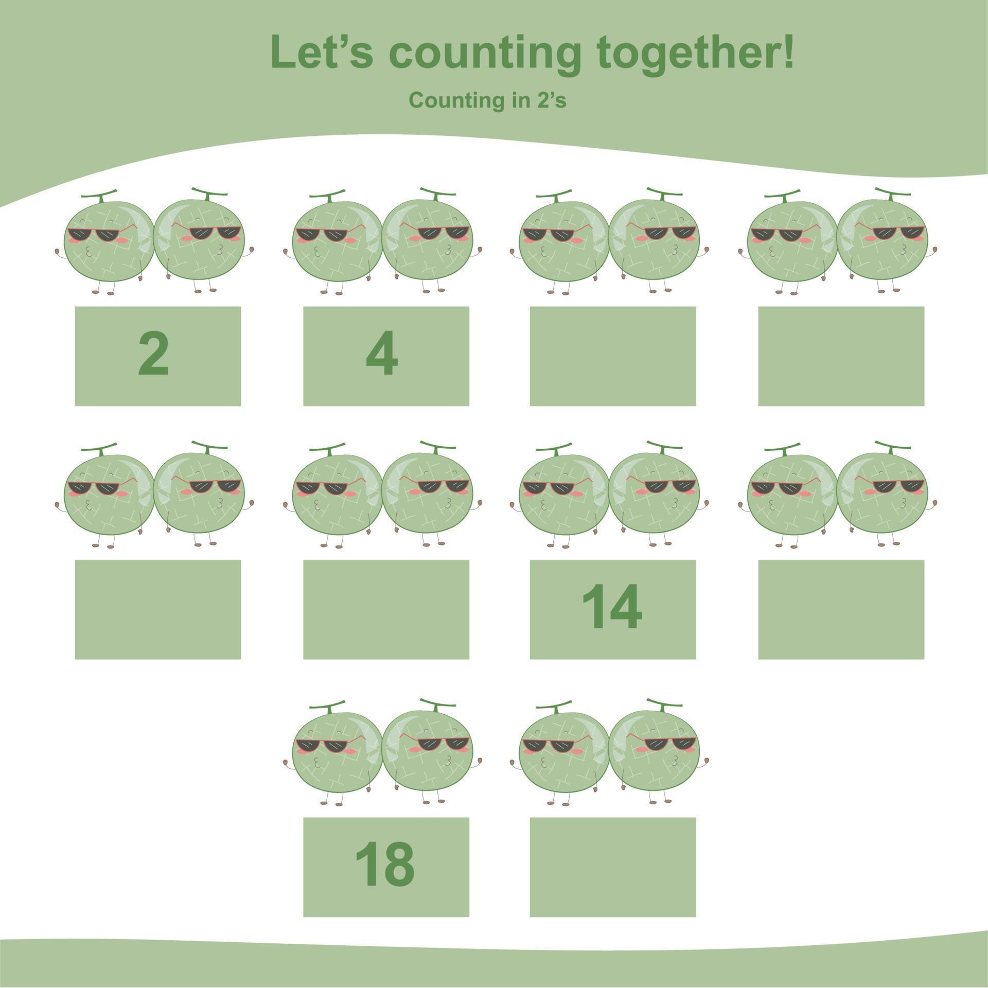 Mathematic counting worksheet. Math activity, count and write the ...