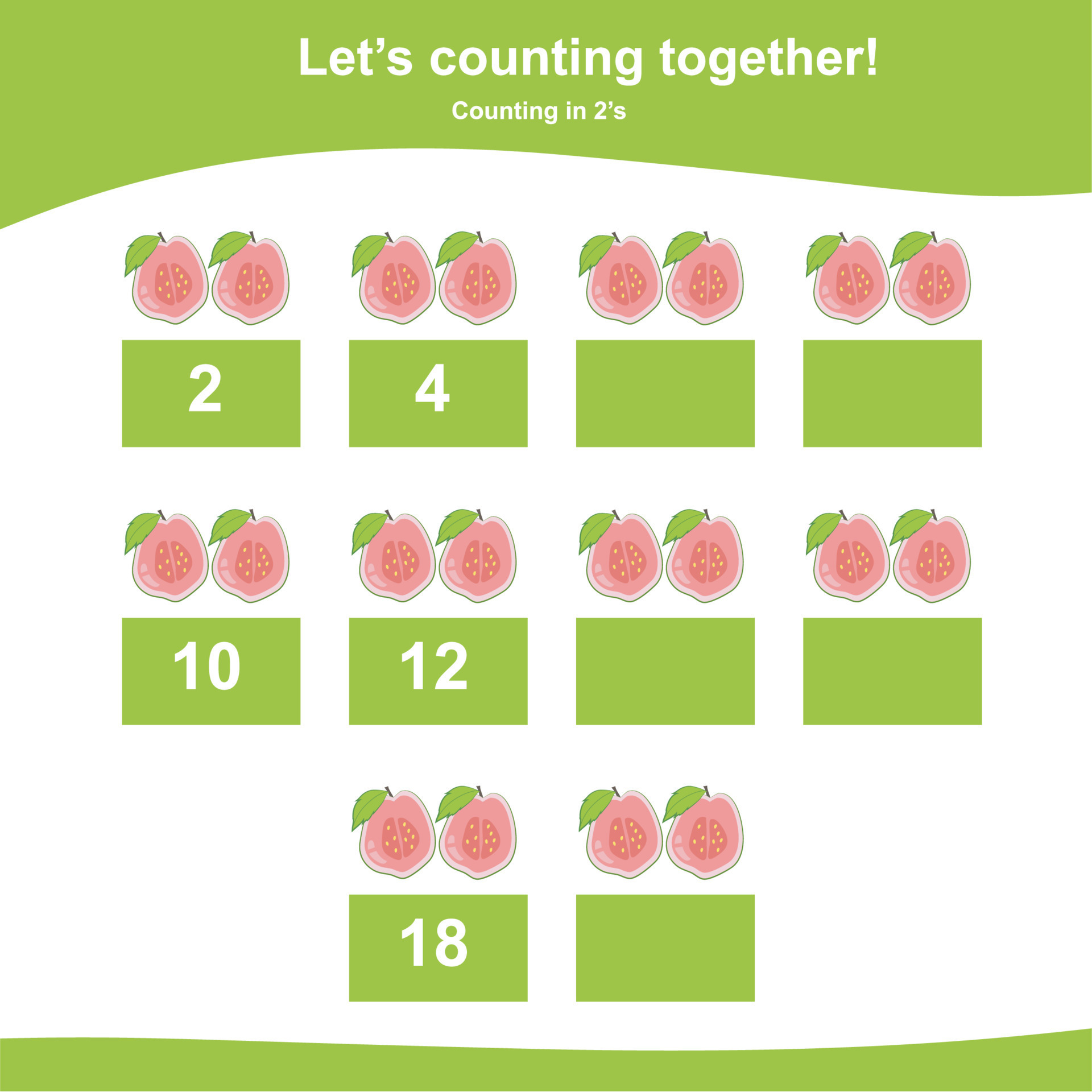 Mathematic counting worksheet. Math activity, count and write the ...