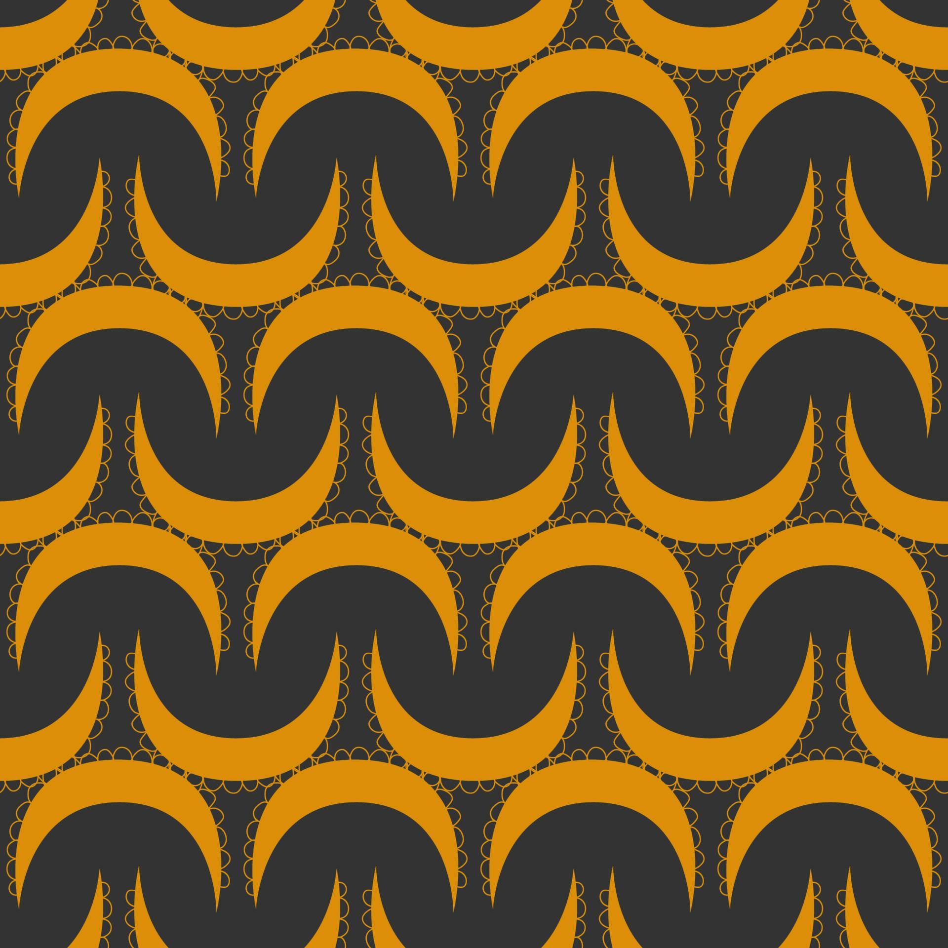 Vector pattern. Crescent. Seamless pattern 18991738 Vector Art at Vecteezy