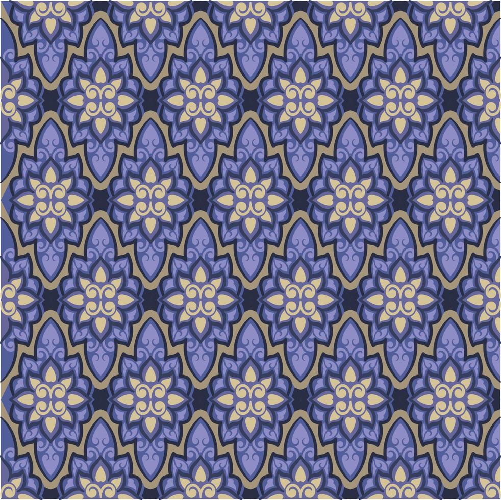 Batik Wajik Flora 18992240 Vector Art at Vecteezy