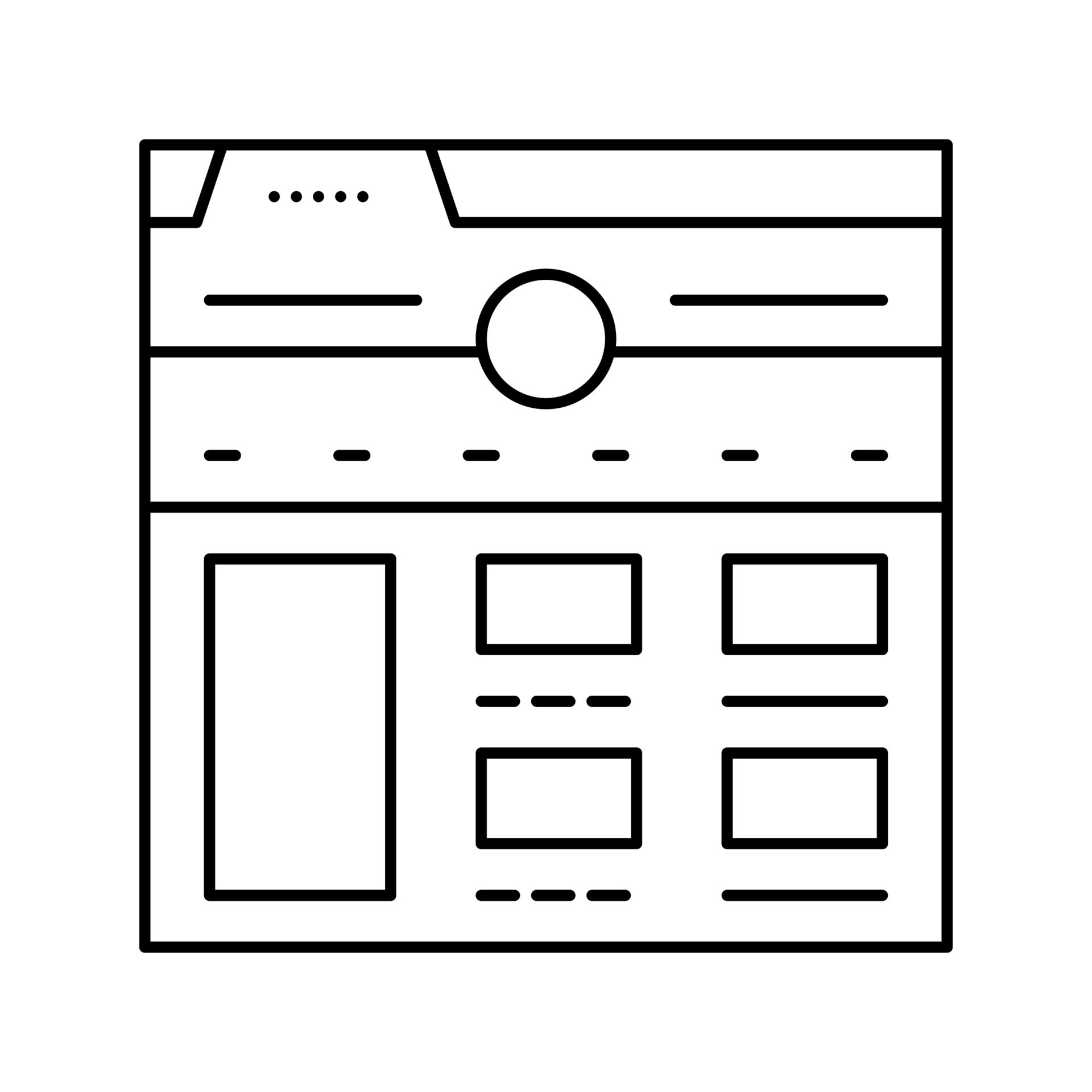 Website Creation Line Icon Vector Illustration 18992748 Vector Art At Website Creation Line Icon Vector Illustration 18992748 Vector Art At