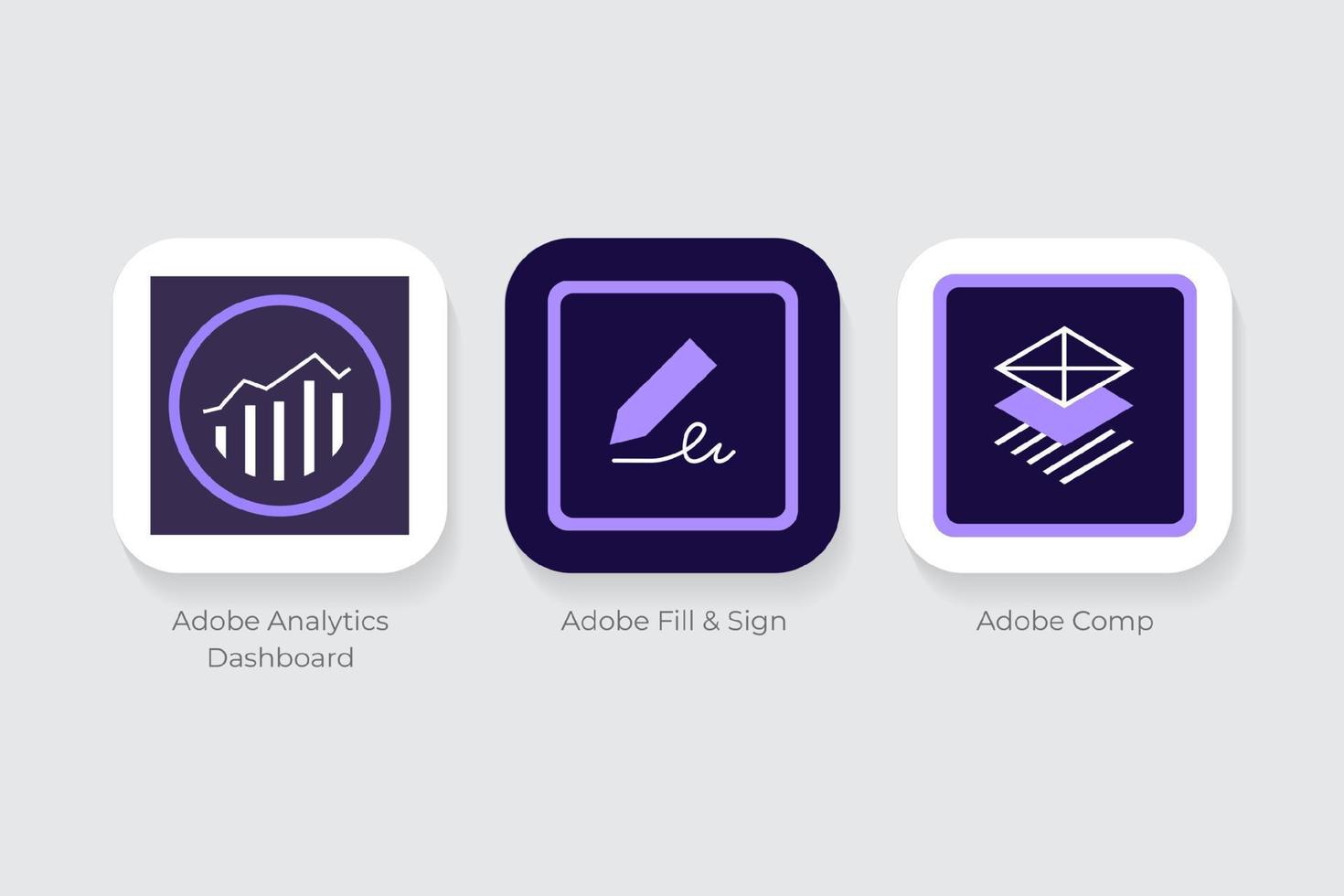 Adobe Analytics Dashboard Fill And Sign Comp Logos 18994774 Vector