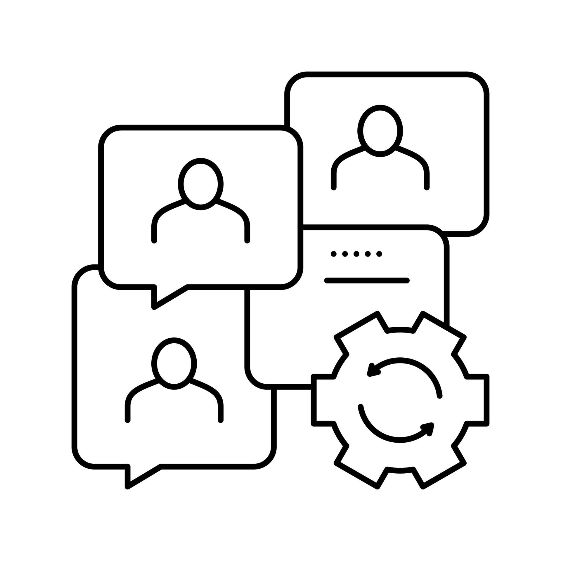 communication optimize line icon vector illustration 18998397 Vector ... communication optimize line icon vector illustration 18998397 Vector ...