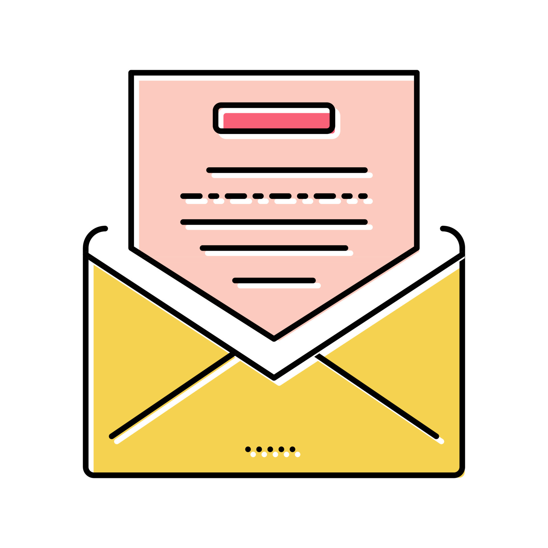 Thanks Message Letter Color Icon Vector Illustration 18999381 Vector Thanks Message Letter Color Icon Vector Illustration 18999381 Vector