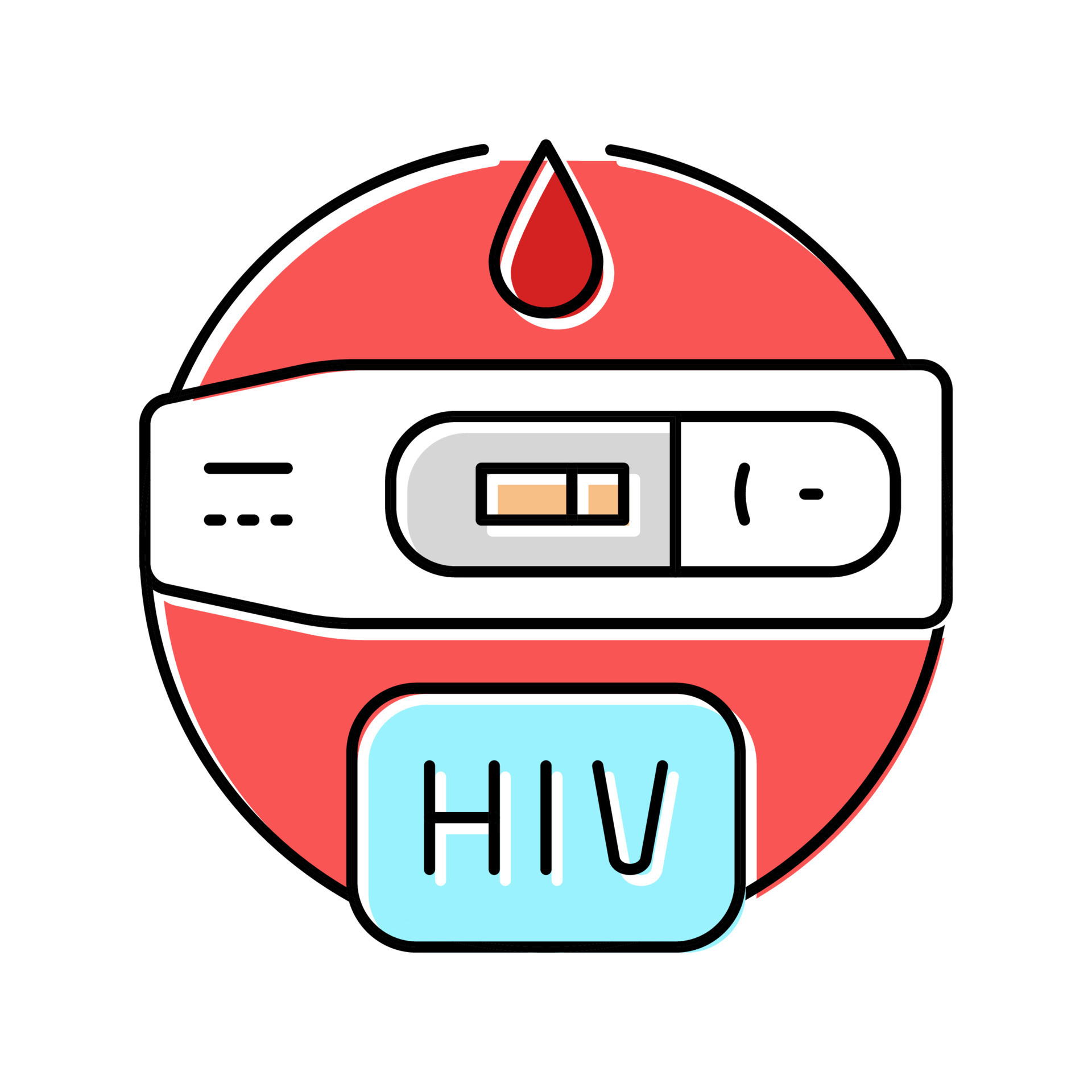 hiv test exam color icon vector illustration 19000121 Vector Art at ... hiv test exam color icon vector illustration 19000121 Vector Art at ...