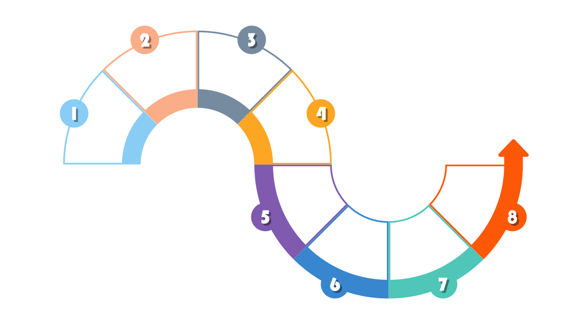 Infographic with 8 steps, process or options. 19000424 PNG Infographic with 8 steps, process or options. 19000424 PNG