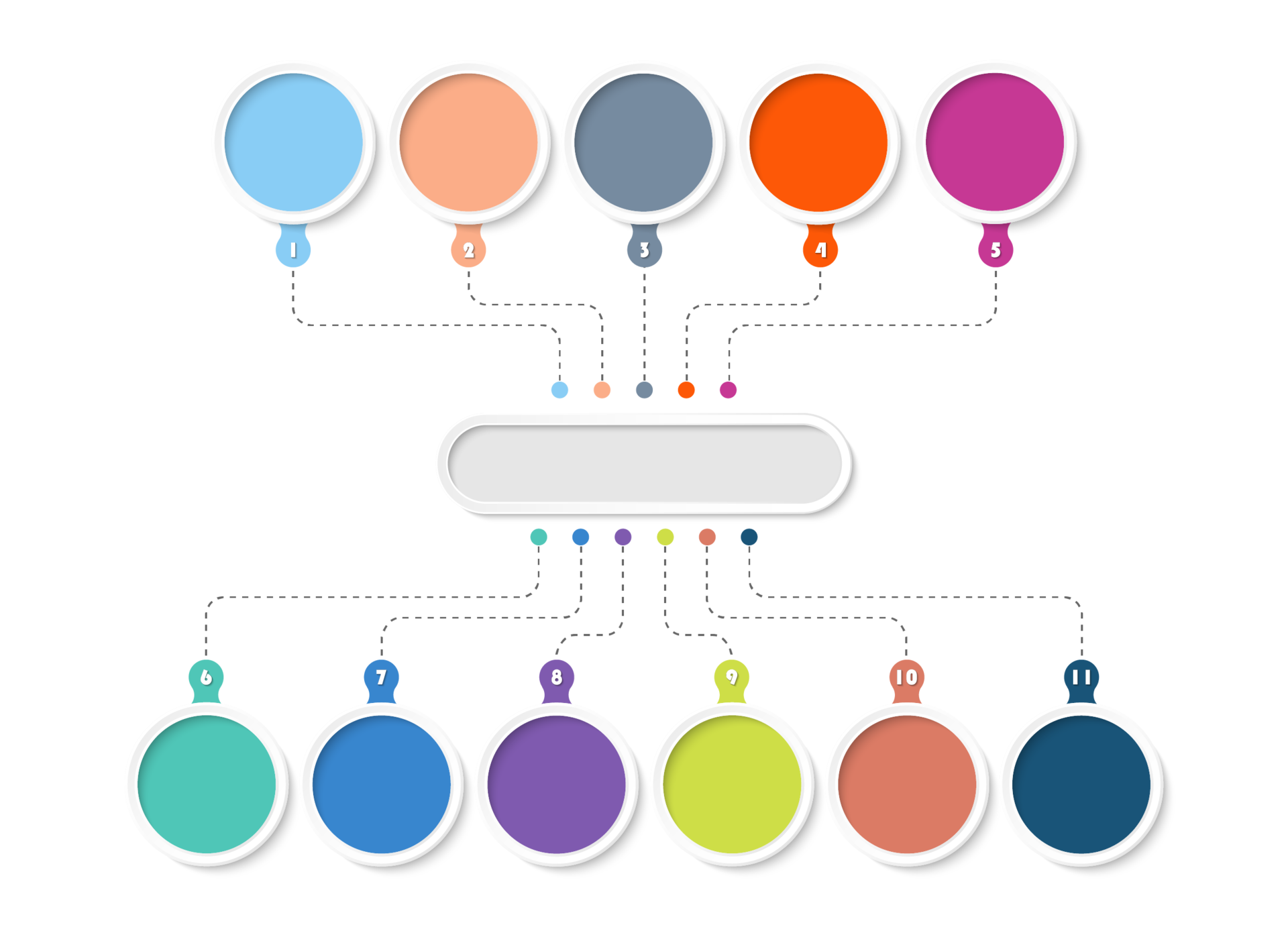 Infographic with 11 steps, process or options. 19000621 PNG Infographic with 11 steps, process or options. 19000621 PNG