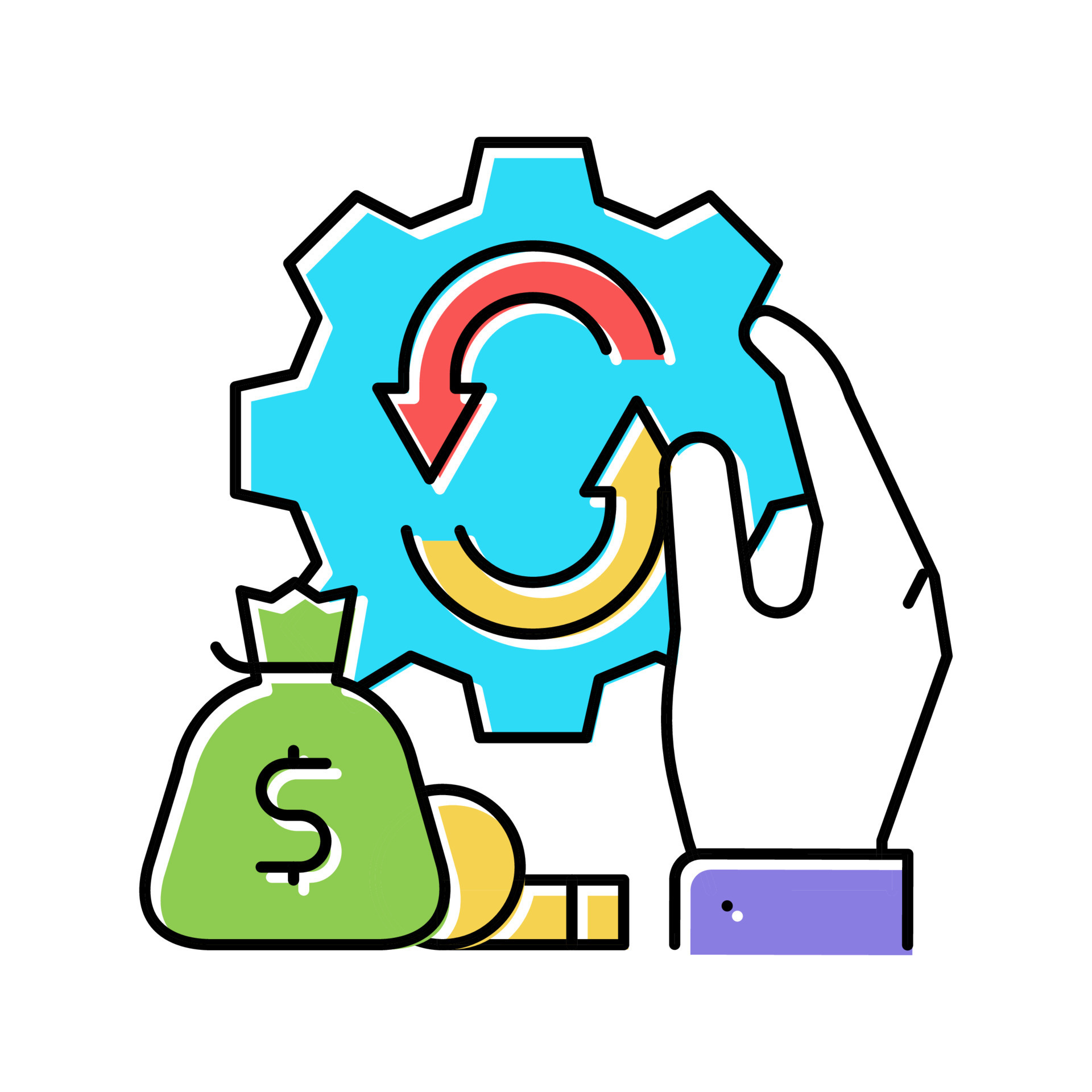 finance optimize color icon vector illustration 19000982 Vector Art at ... finance optimize color icon vector illustration 19000982 Vector Art at ...