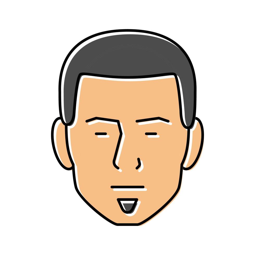 Soul Patch Beard Hair Style Color Icon Vector Illustration 19004070 Vector Art At Vecteezy