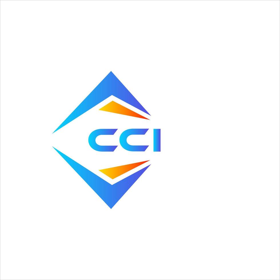CCI abstract technology logo design on white background. CCI creative initials letter logo ...