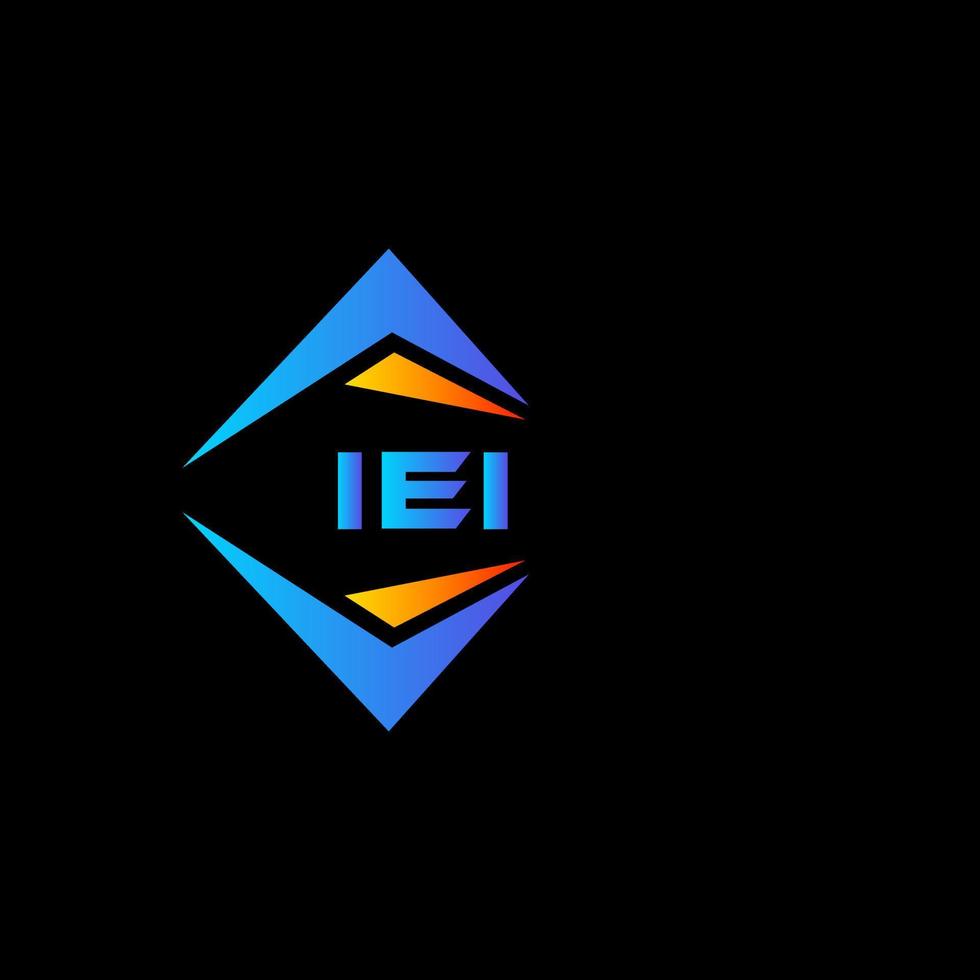 Iei Abstract Technology Logo Design On White Background Iei Creative
