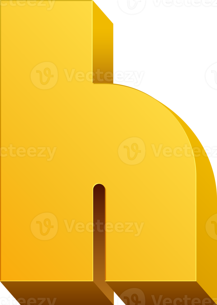 3d Lowercase Alphabet Text 19008026 Png