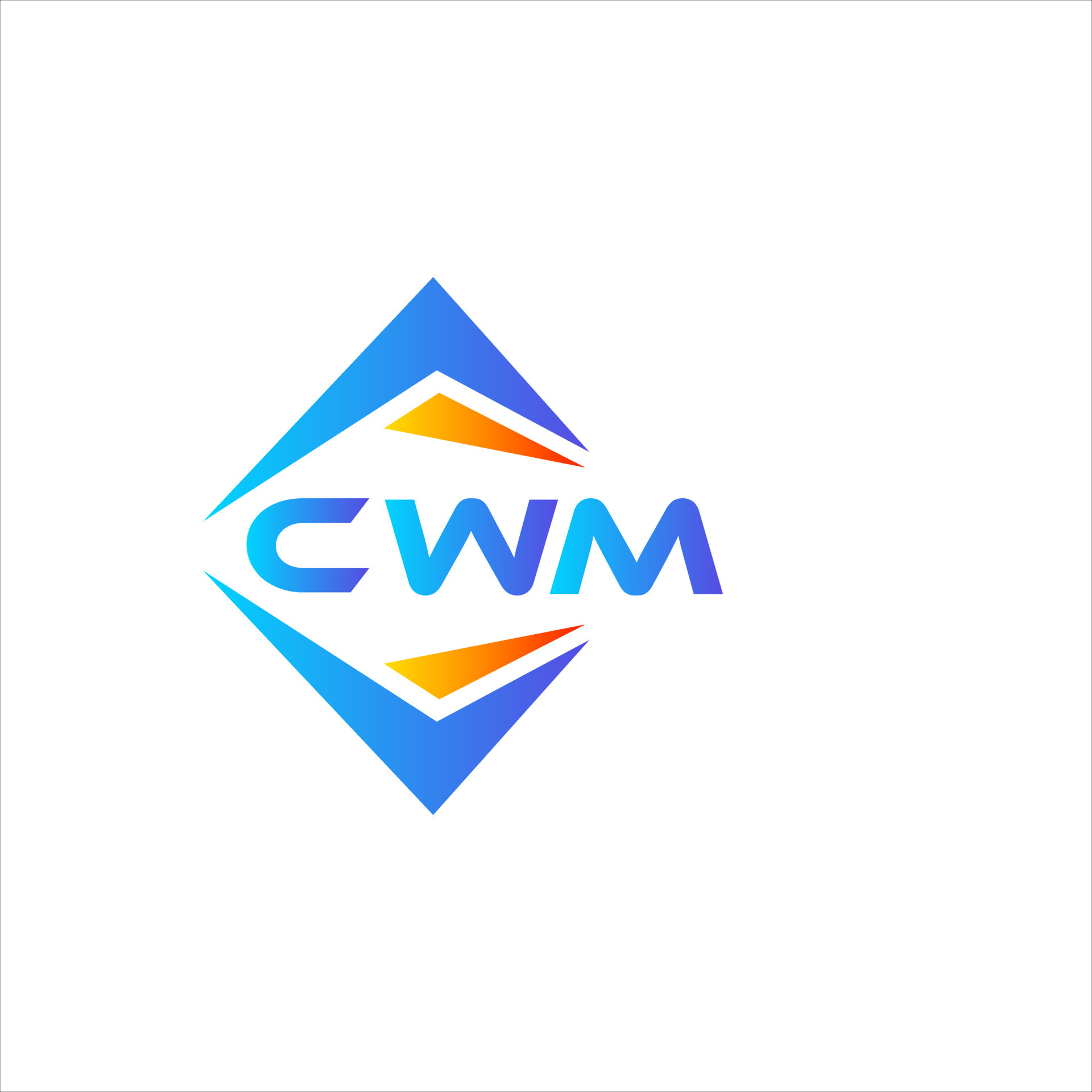 CWM abstract technology logo design on white background. CWM creative ... CWM abstract technology logo design on white background. CWM creative ...