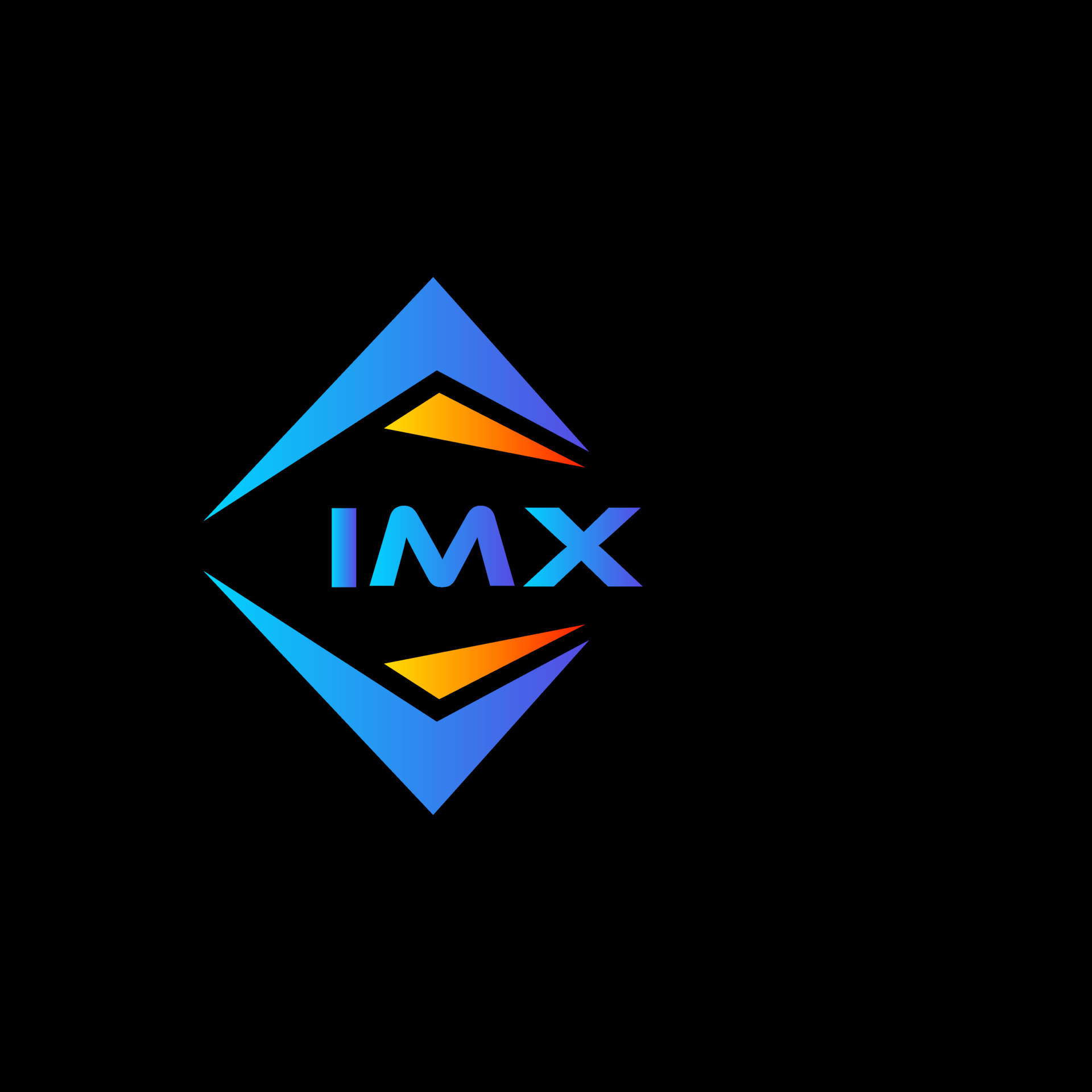 Imx Abstract Technology Logo Design On White Background Imx Creative Initials Letter Logo