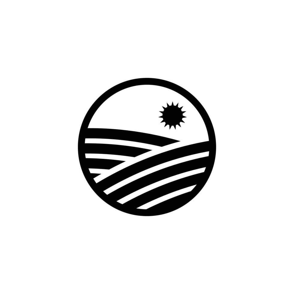 Farm icon. Farm land icon vector 19010144 Vector Art at Vecteezy