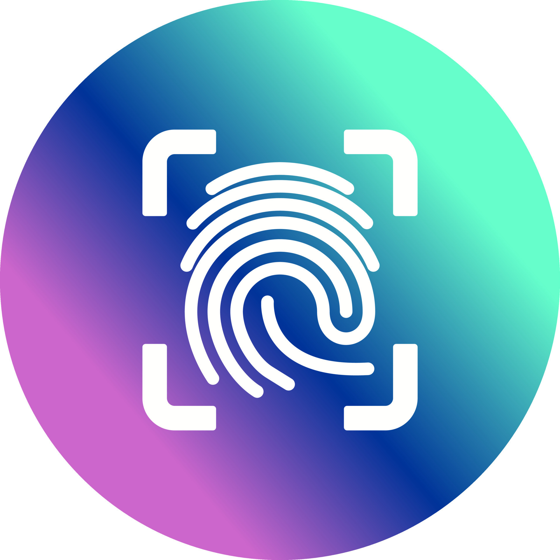 Finger Print Vector Icon 19010809 Vector Art at Vecteezy Finger Print Vector Icon 19010809 Vector Art at Vecteezy