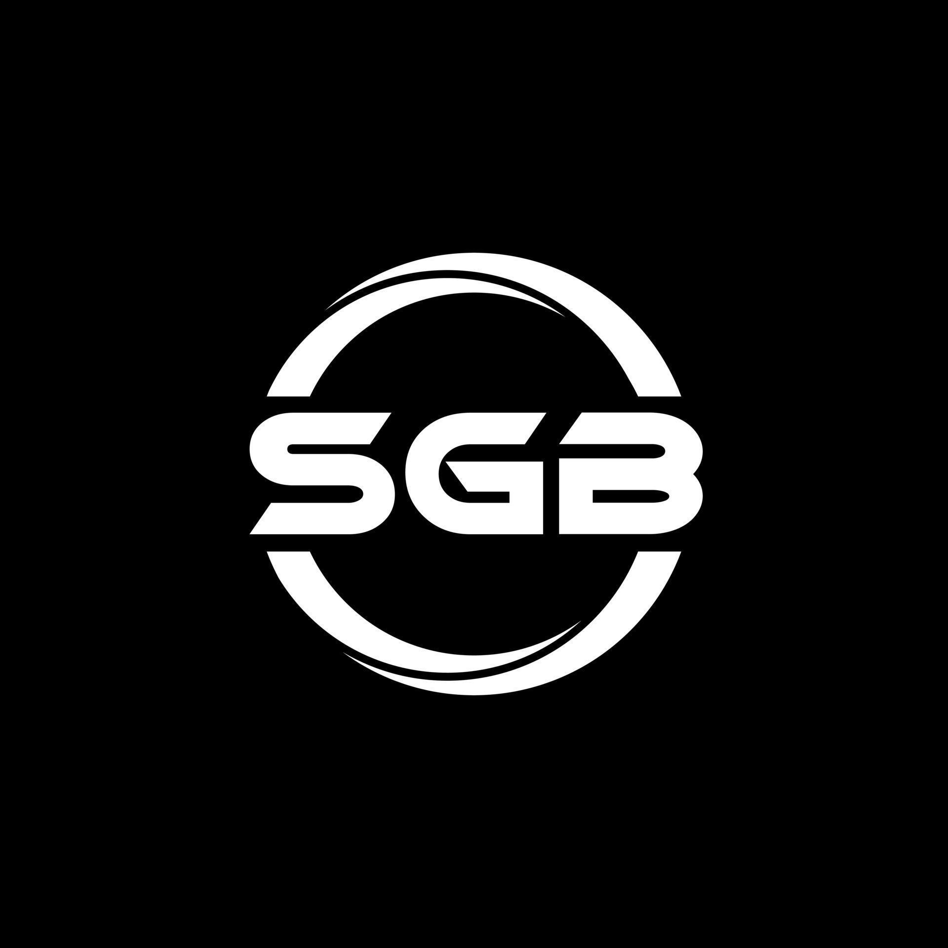 Sgb Letter Logo Design In Illustration Vector Logo Calligraphy Designs For Logo Poster