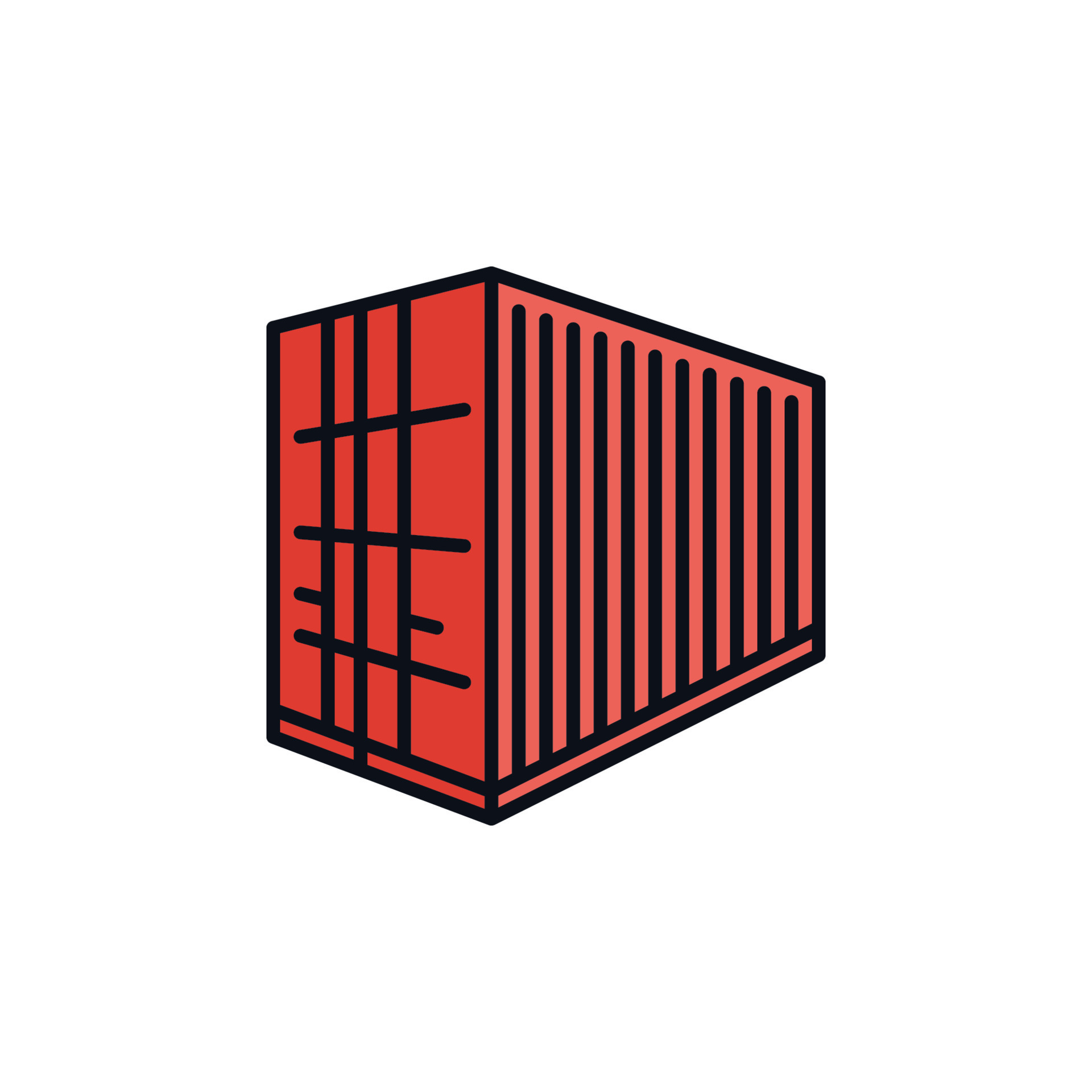 Container Vector Shipping Concept Simple Red Icon Or Sign 19015385 Vector Art At Vecteezy