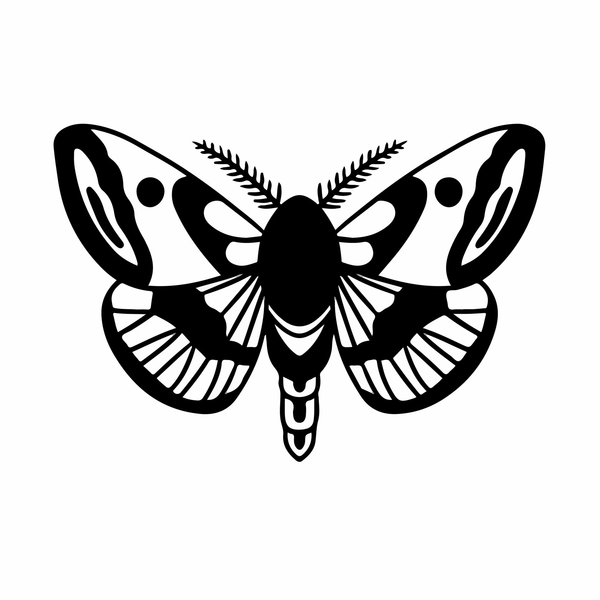Butterfly Logo Symbol. Stencil Design. Animal Tattoo Vector ... Butterfly Logo Symbol. Stencil Design. Animal Tattoo Vector ...