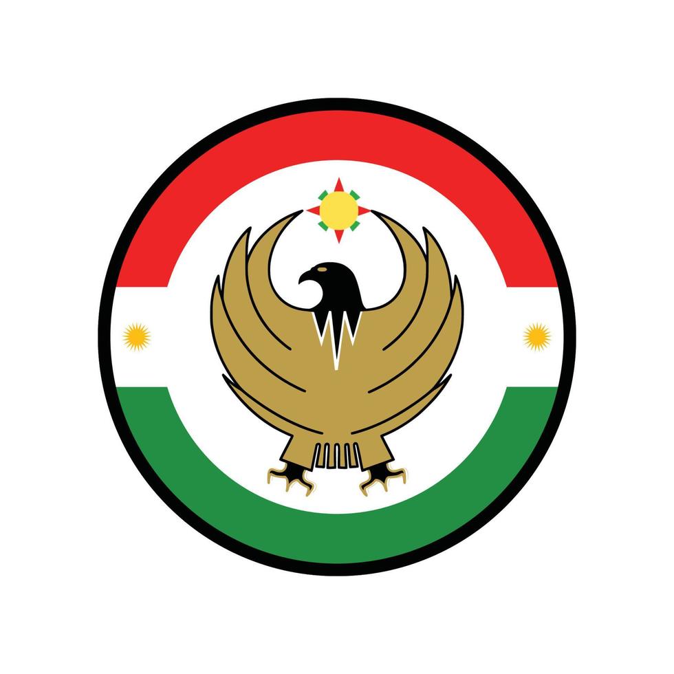 Kurdistan Regional emblem vector logo 19017649 Vector Art at Vecteezy