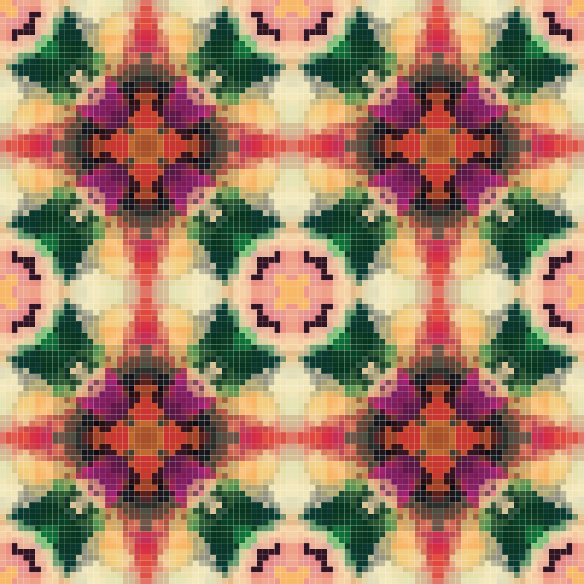 Geometric Mosaic Seamless Pattern Design Repeat Textile Design