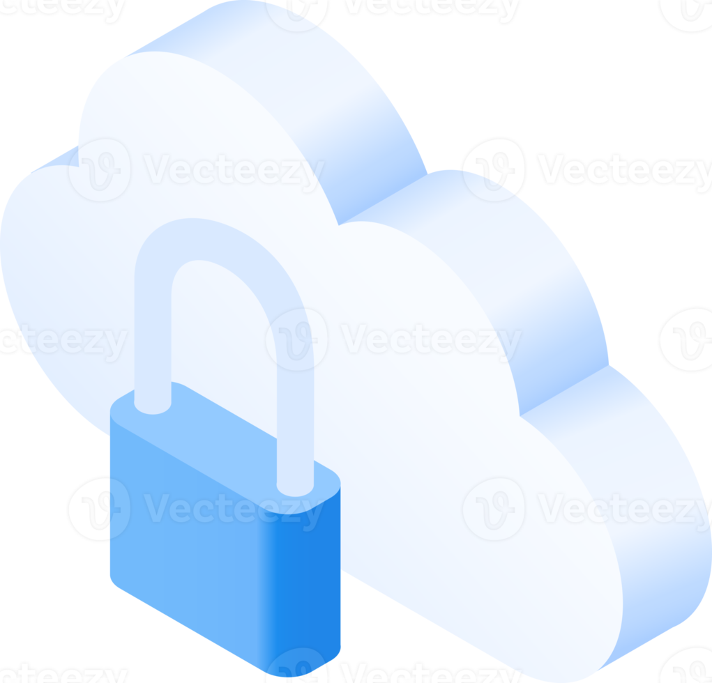 Cloud Storage Isometric 19023296 Png