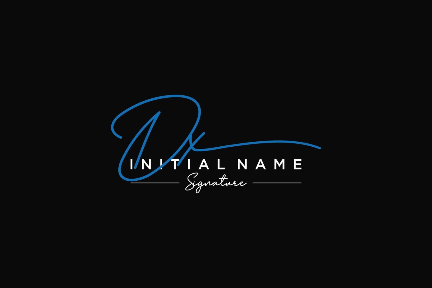 Initial DX signature logo template vector. Hand drawn Calligraphy lettering Vector illustration ...