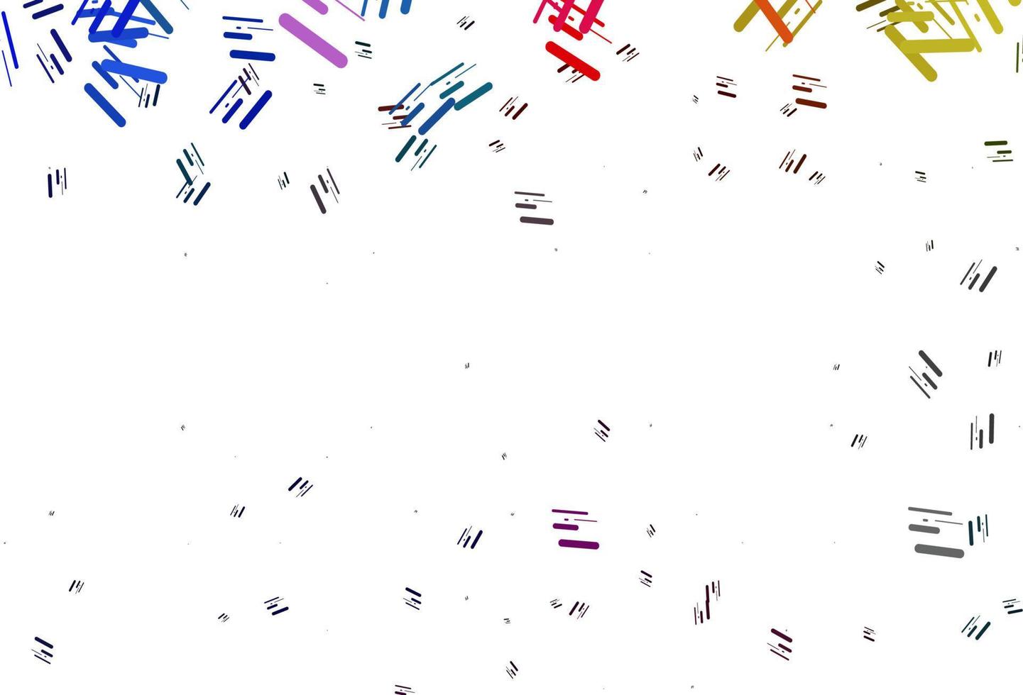 Light Multicolor, Rainbow vector background with straight lines ...