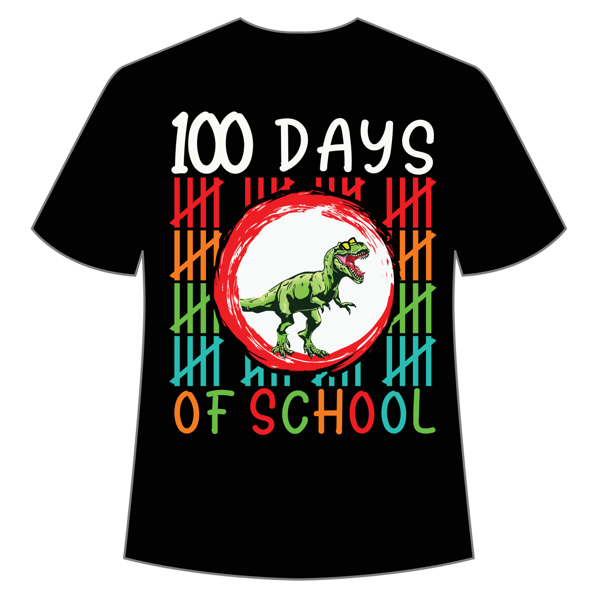 100 Days Of School Happy Back To School Day Shirt Print Template 100-days-of-school-happy-back-to-school-day-shirt-print-template