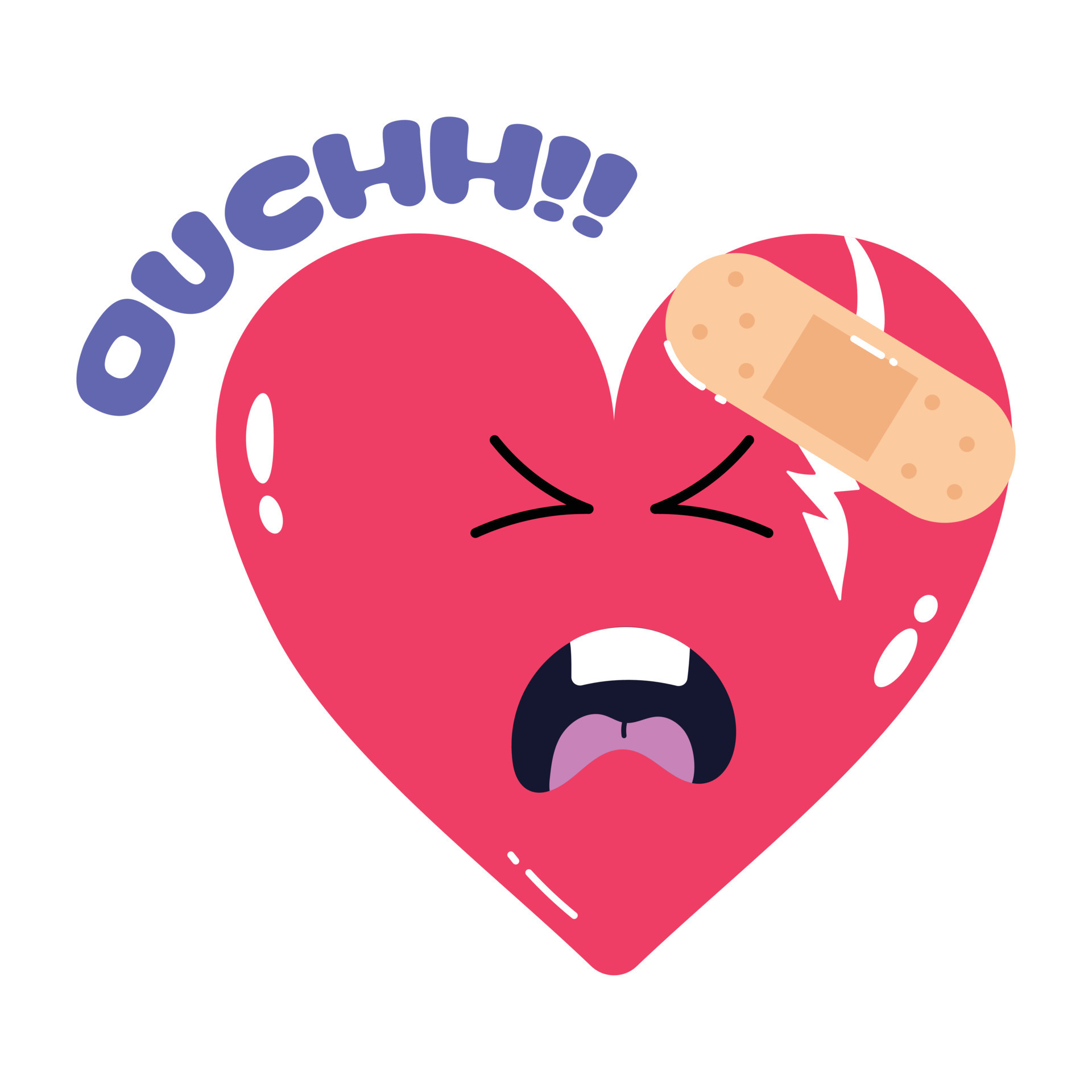 Trendy Ouch Concepts 19028755 Vector Art at Vecteezy