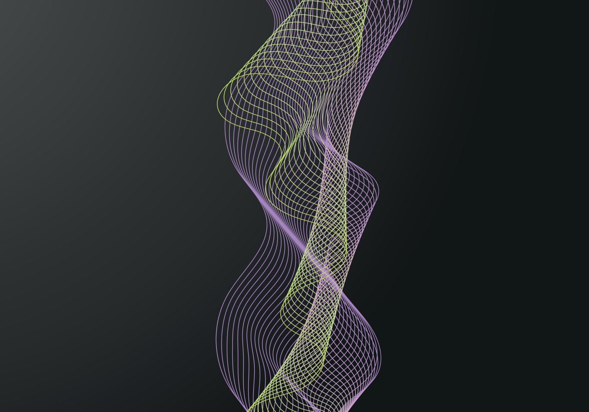 Abstract Vector Circle Halftone Black Background Gradient Retro Line Pattern Design Monochrome