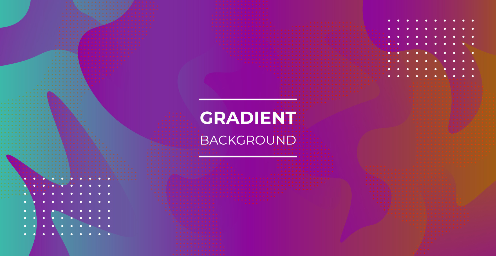 Minimal Abstract Colorful Purple Liquid Color Gradient Fluid Shape Geometric With Dots