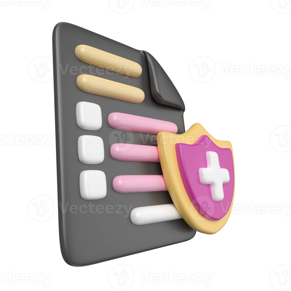 Insurance 3D Illustration Icon 19031140 PNG