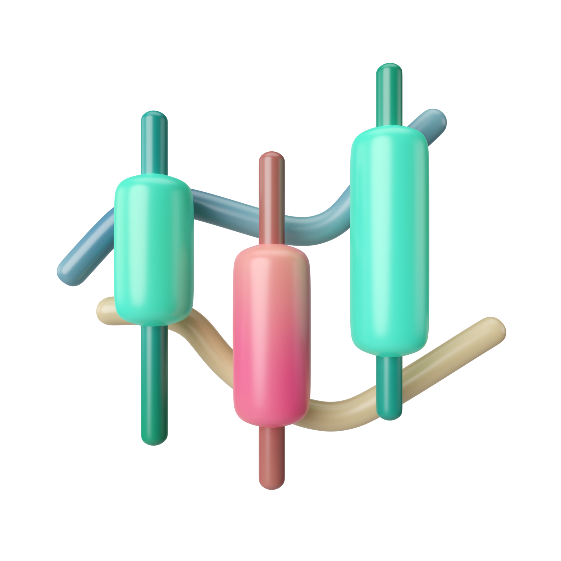 Candle Stick 3d Illustration Icon 19031146 Png